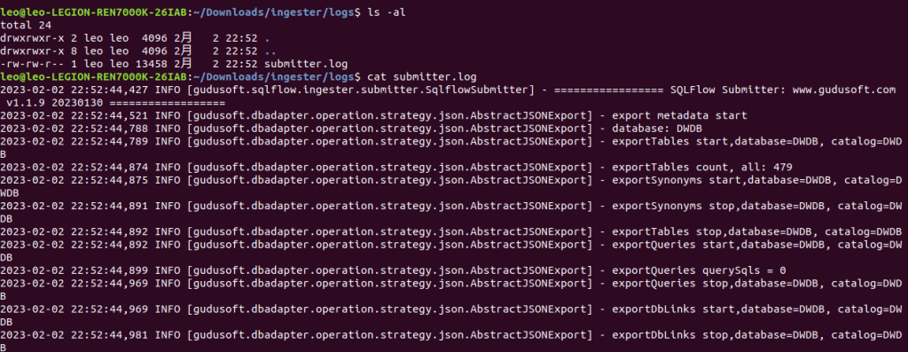 Generate data lineage with SQLFlow-Ingester