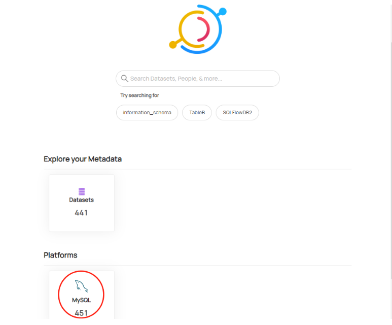 Ingest MySQL metadata on Datahub