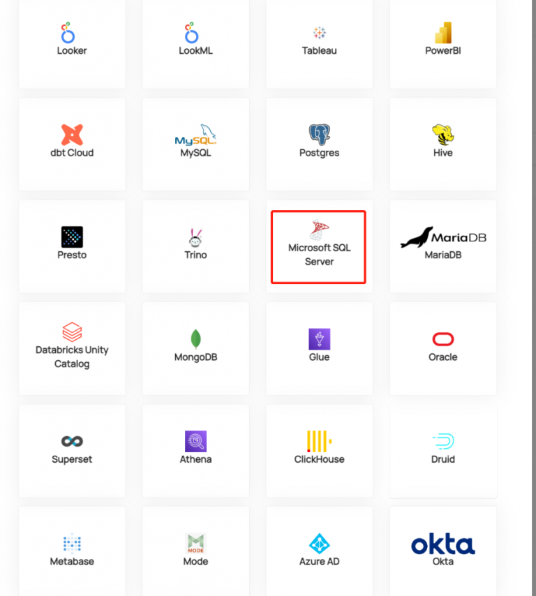 Ingest Microsoft SQL Server metadata on Datahub
